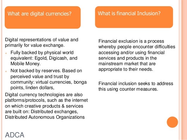 Digital Currency & Financial Inclusion in Africa