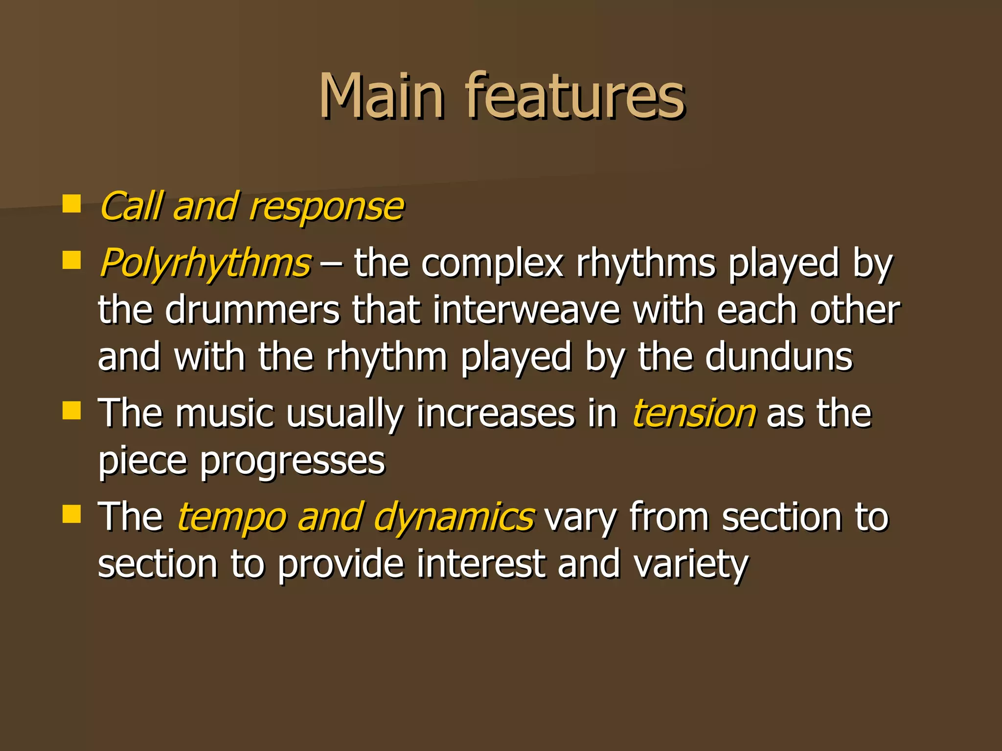 African drumming | PPT