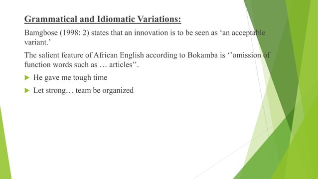African English | PPT