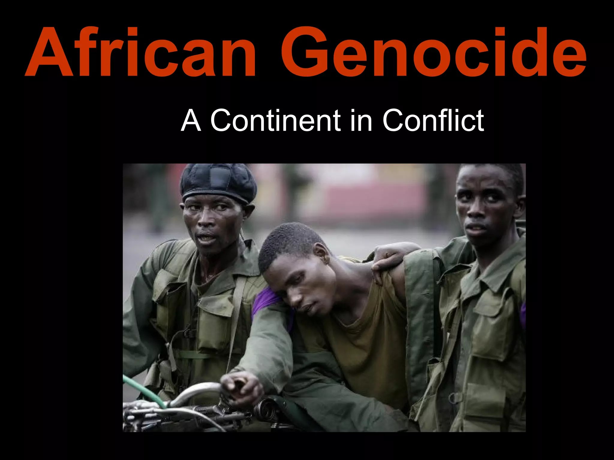 African genocide ppt | PPT