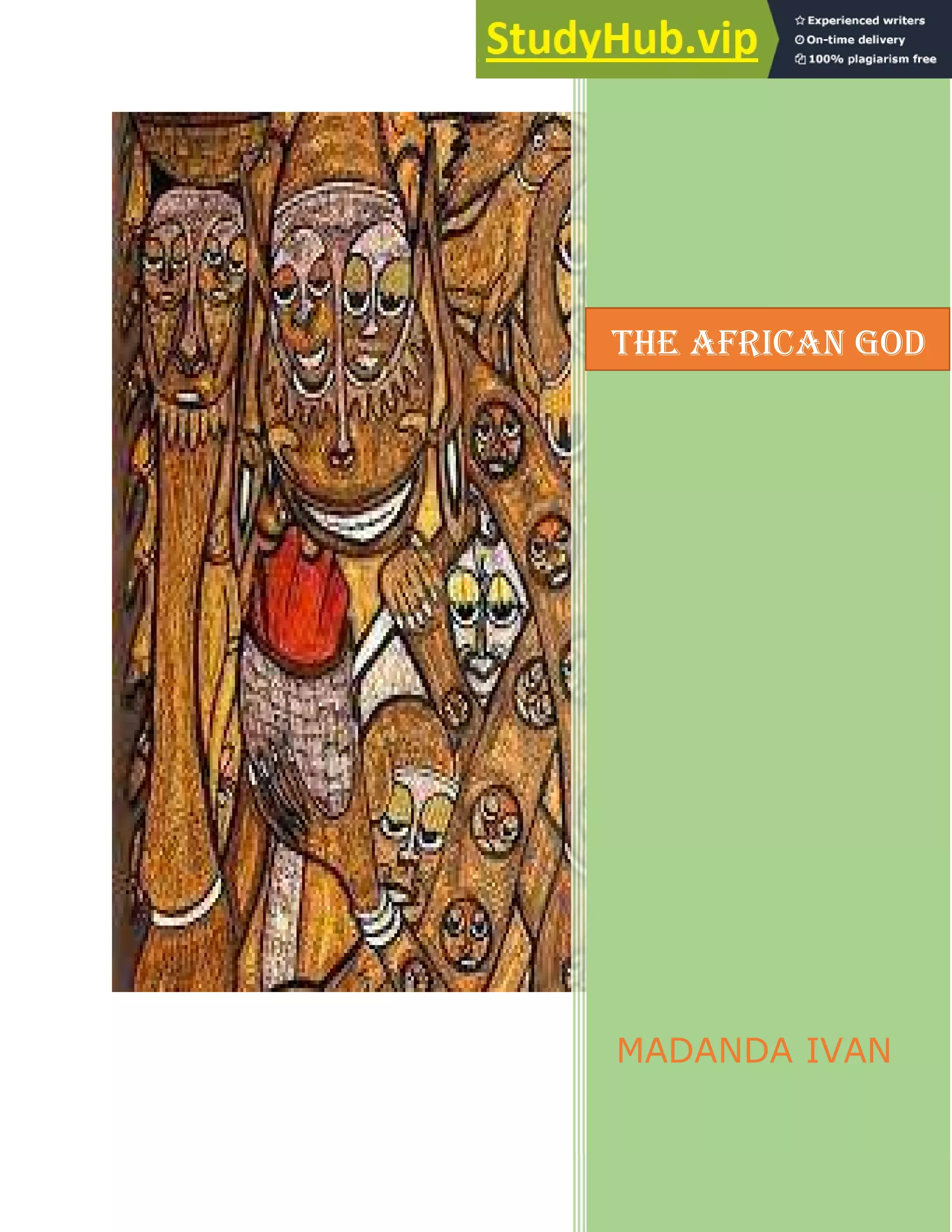 AFRICAN GOD | PDF