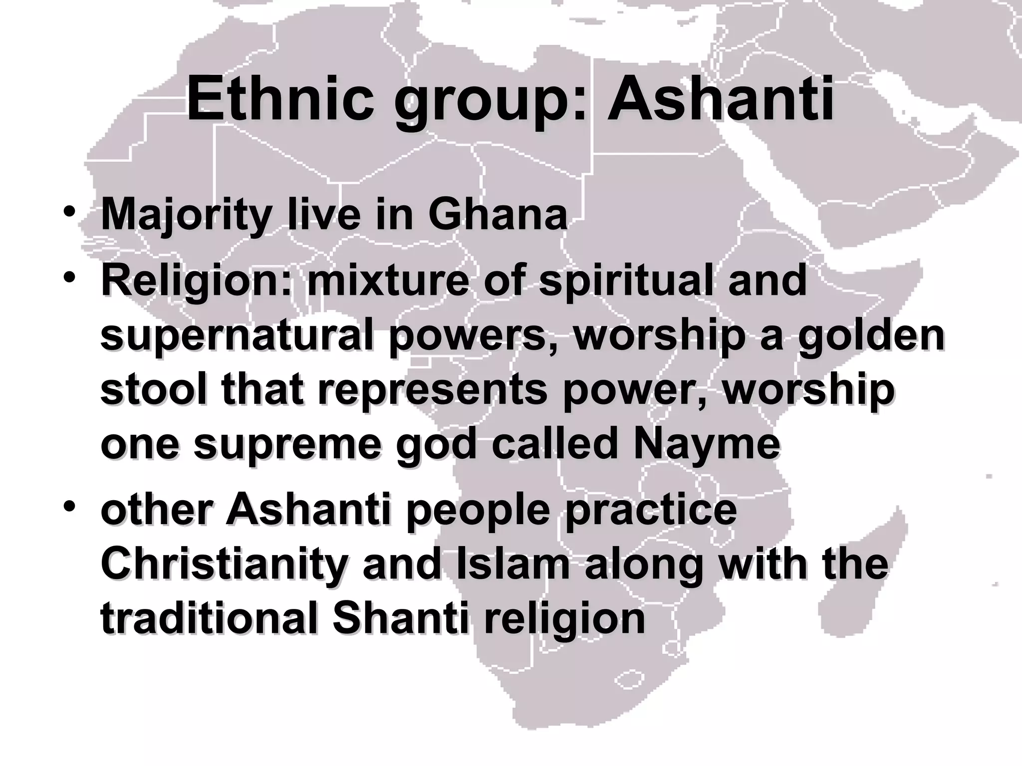 African groups | PPT