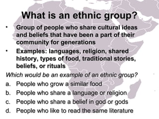 African groups | PPT