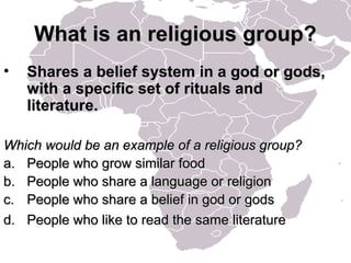 African groups | PPT