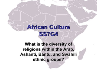 African groups | PPT