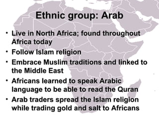 African groups | PPT