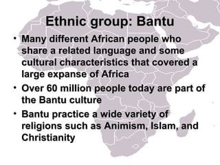 African groups | PPT