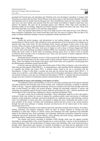 African history and the transformation of modern society | PDF