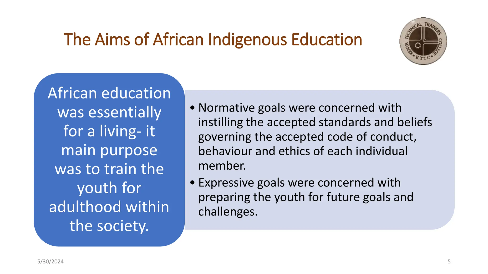 African Indigenous Education, Kenya.pptx