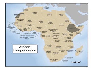 African independence movements | PPT