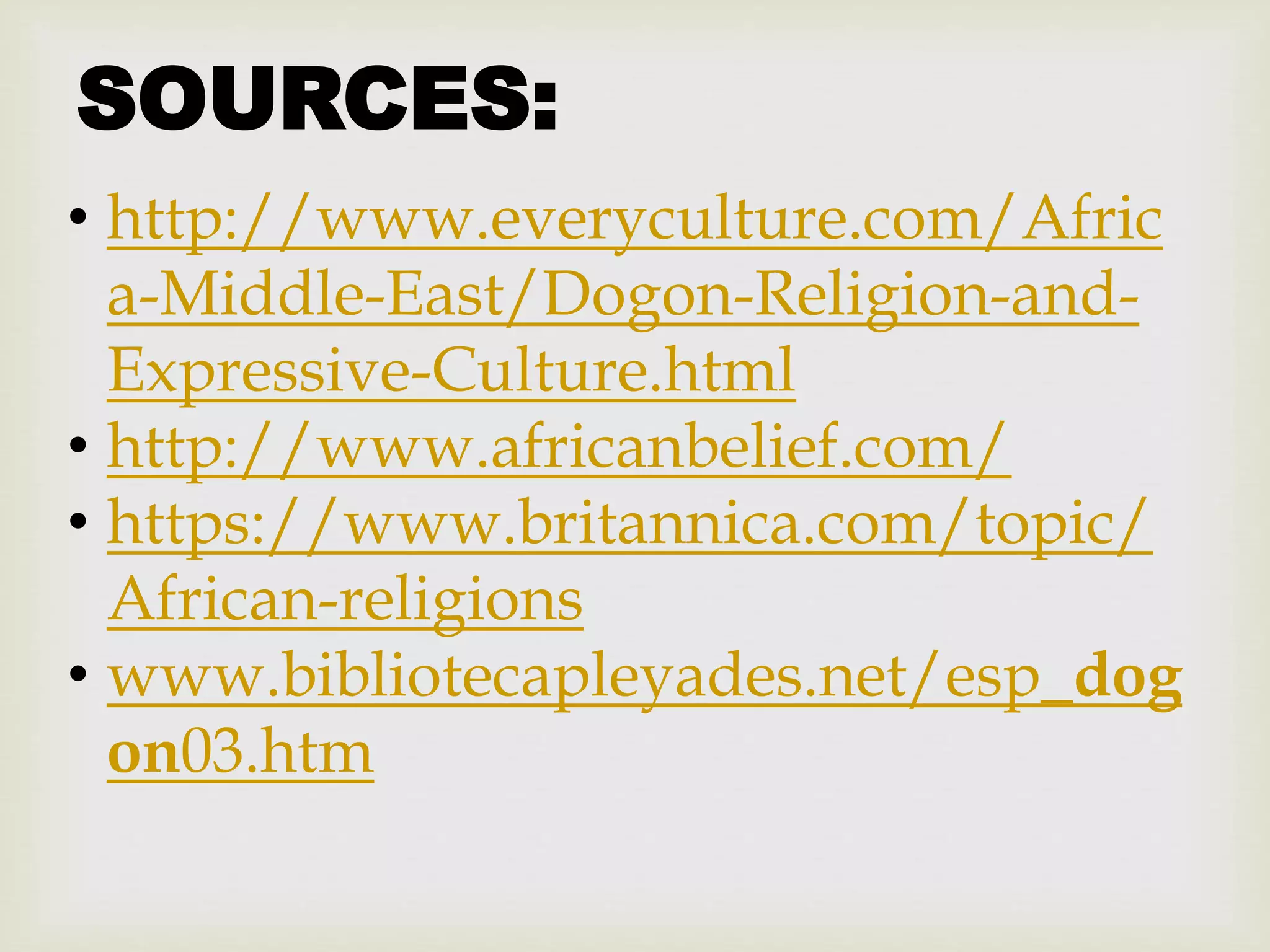 African indigenous religion | PPTX