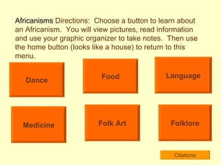 Africanisms | PPT