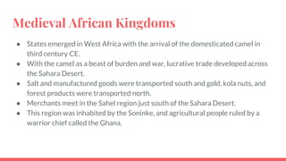 African kingdoms ssush6a | PPTX