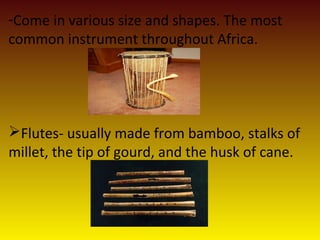 African & latin american music duskyrose | PPT