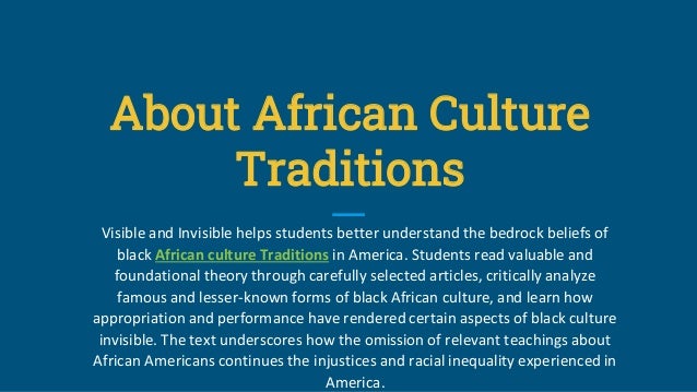 African lifestyle | PPTX