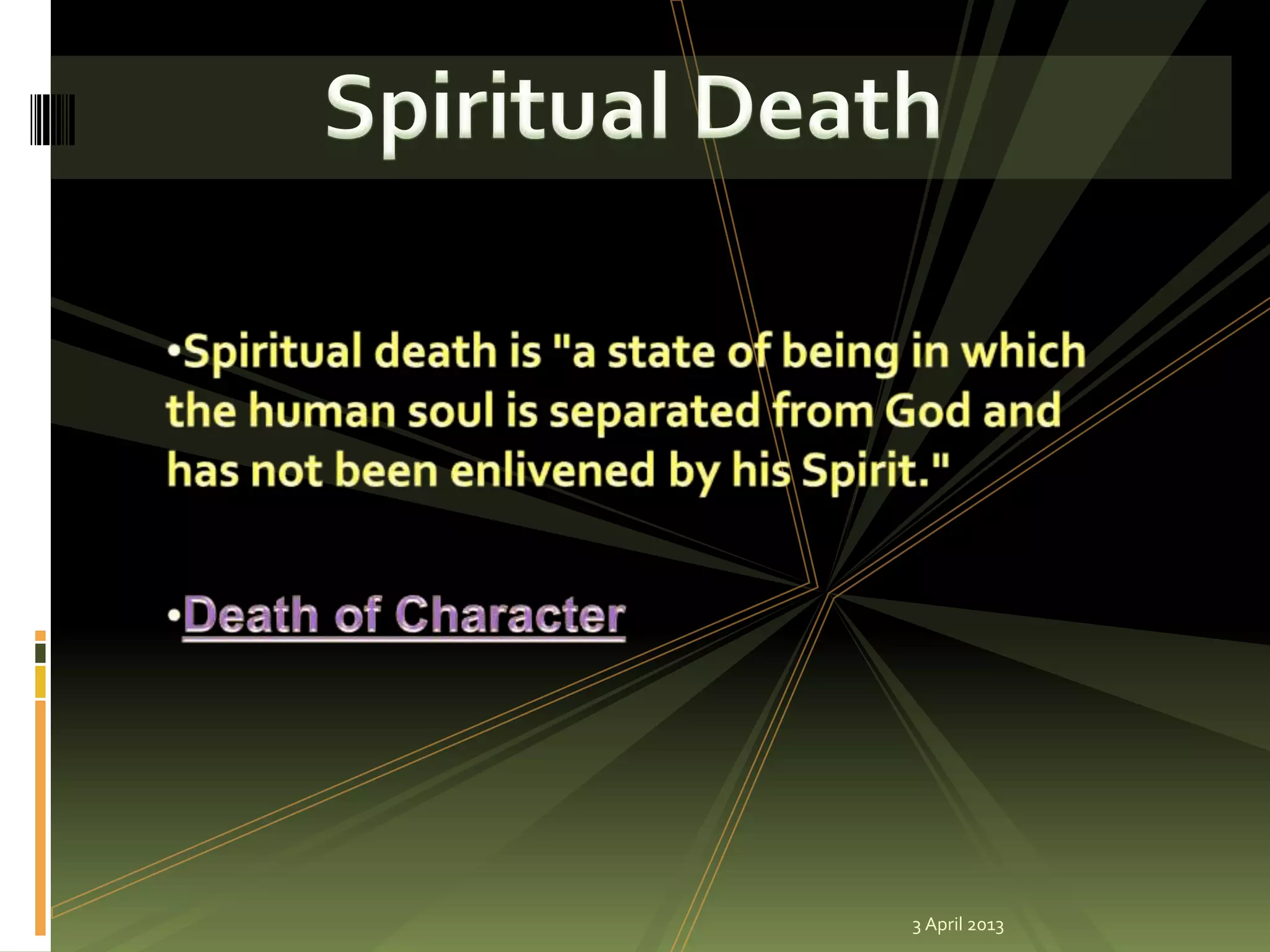 Metaphysical Meaning of Death: Swamp Dweller | PPTX | Spirituality ...