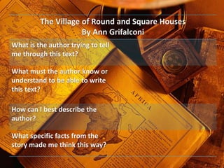 African Literature: A Village of Round and square houses | PPTX