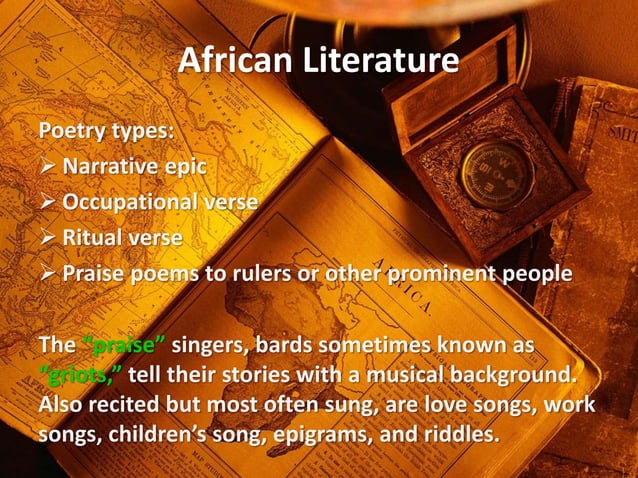 African Literature: A Village of Round and square houses | PPTX ...