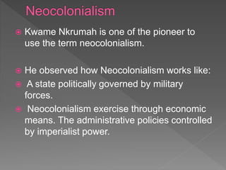 Neocolonialism in Ngugi Wa Thiong'o's works | PPTX