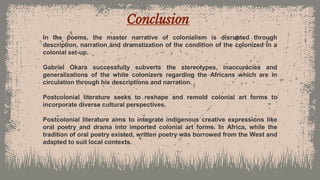 Gabriel Okara's Postcolonial Vision: 'You Laughed and Laughed and Laughed' and 'The Piano and ...