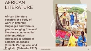 AFRICAN LITERATURE.pptx