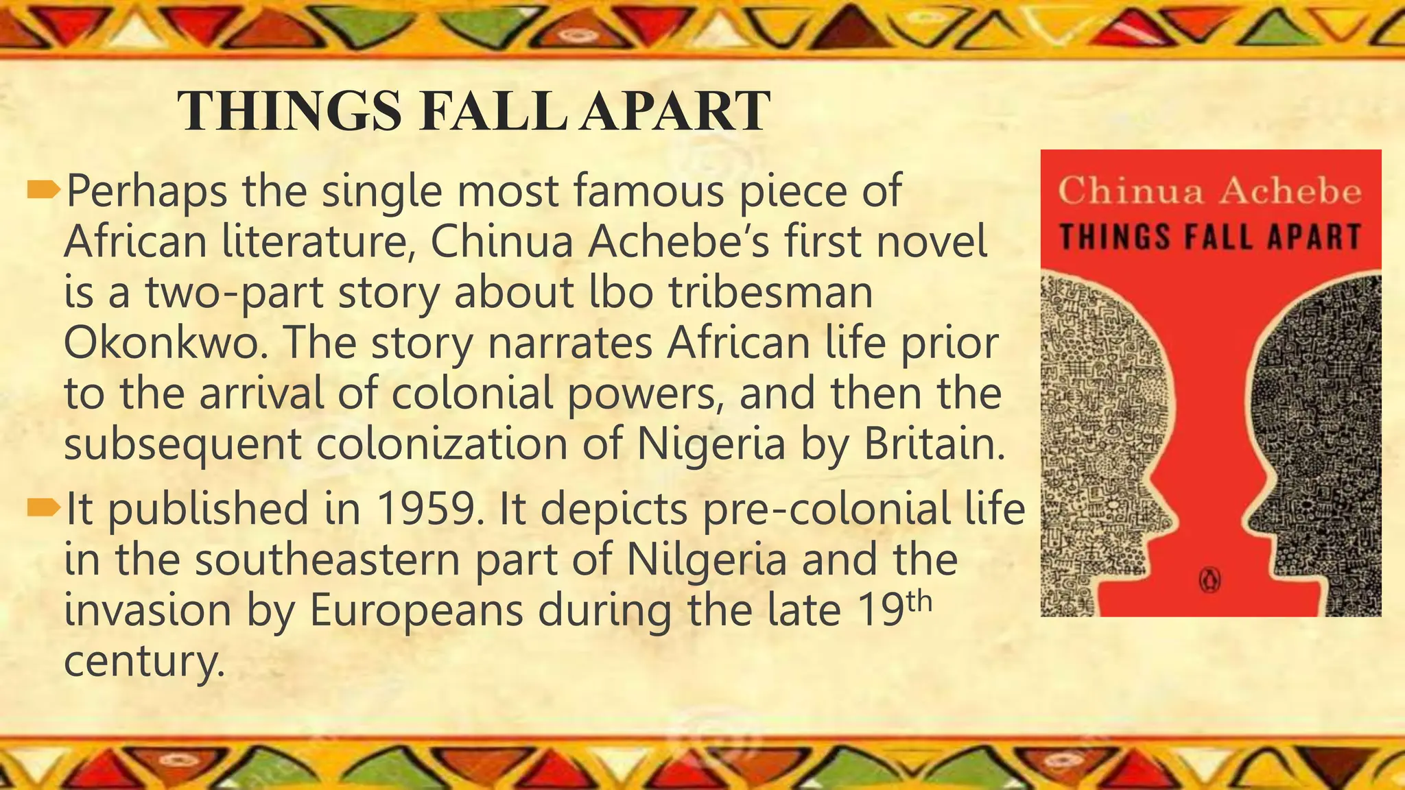 21st Century Literature AFRICAN LITERATURE | PPTX