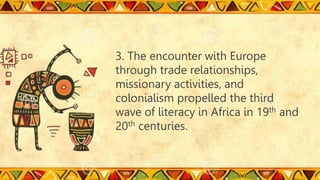 21st Century Literature AFRICAN LITERATURE | PPTX