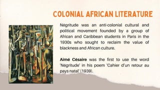 African Literature | PDF