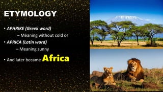 Characteristics of African Literature Part 1 | PPTX