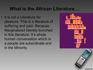 African literature presentation | PPT
