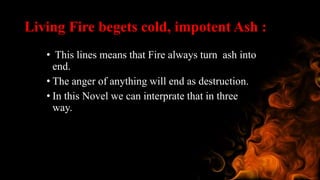 Significance Of Fire And Ash In Things Fall Apart | PPTX