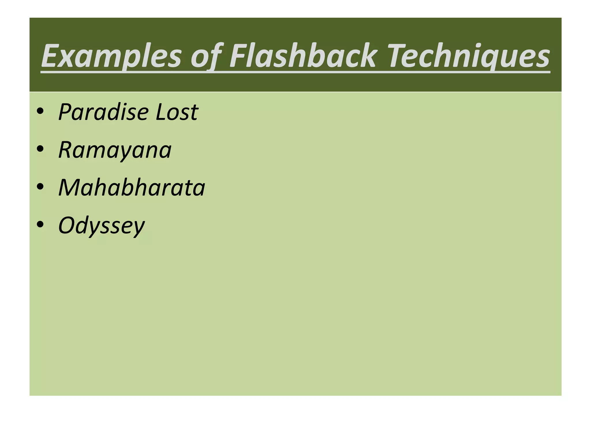 Flashback Technique in 'A Grain of Wheat' | PPT