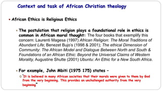 The Presentation about African Moral theology.ppt