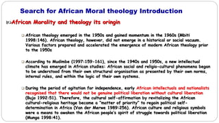 The Presentation about African Moral theology.ppt