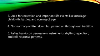 African music | PPT