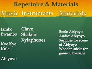 African music Lesson Plan | PPTX