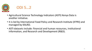 African Open Data Policies: Case of Kenya/Joseph Wafula | PPTX