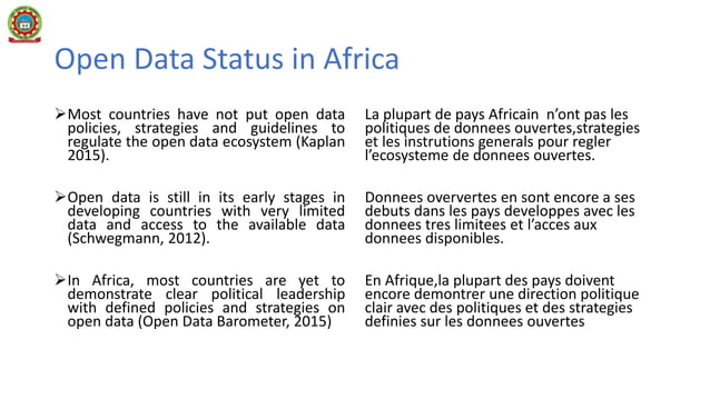 African Open Data Policies: Case of Kenya/Joseph Wafula | PPTX