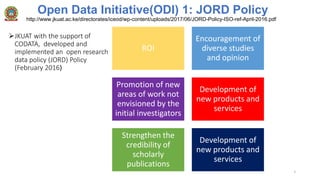 African Open Data Policies: Case of Kenya/Joseph Wafula | PPTX