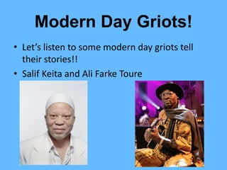 African oral traditions | PPTX