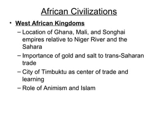 Africa Notes | PPT