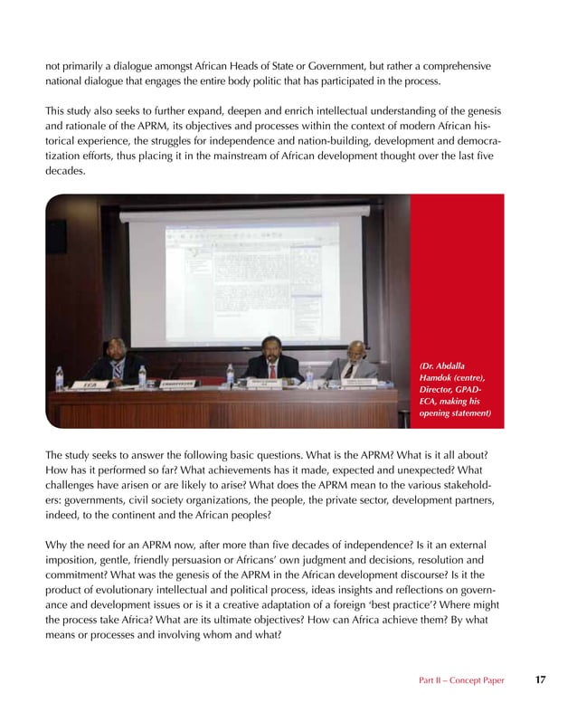 African Peer Review (APRM) best practices and lessons learned | PDF