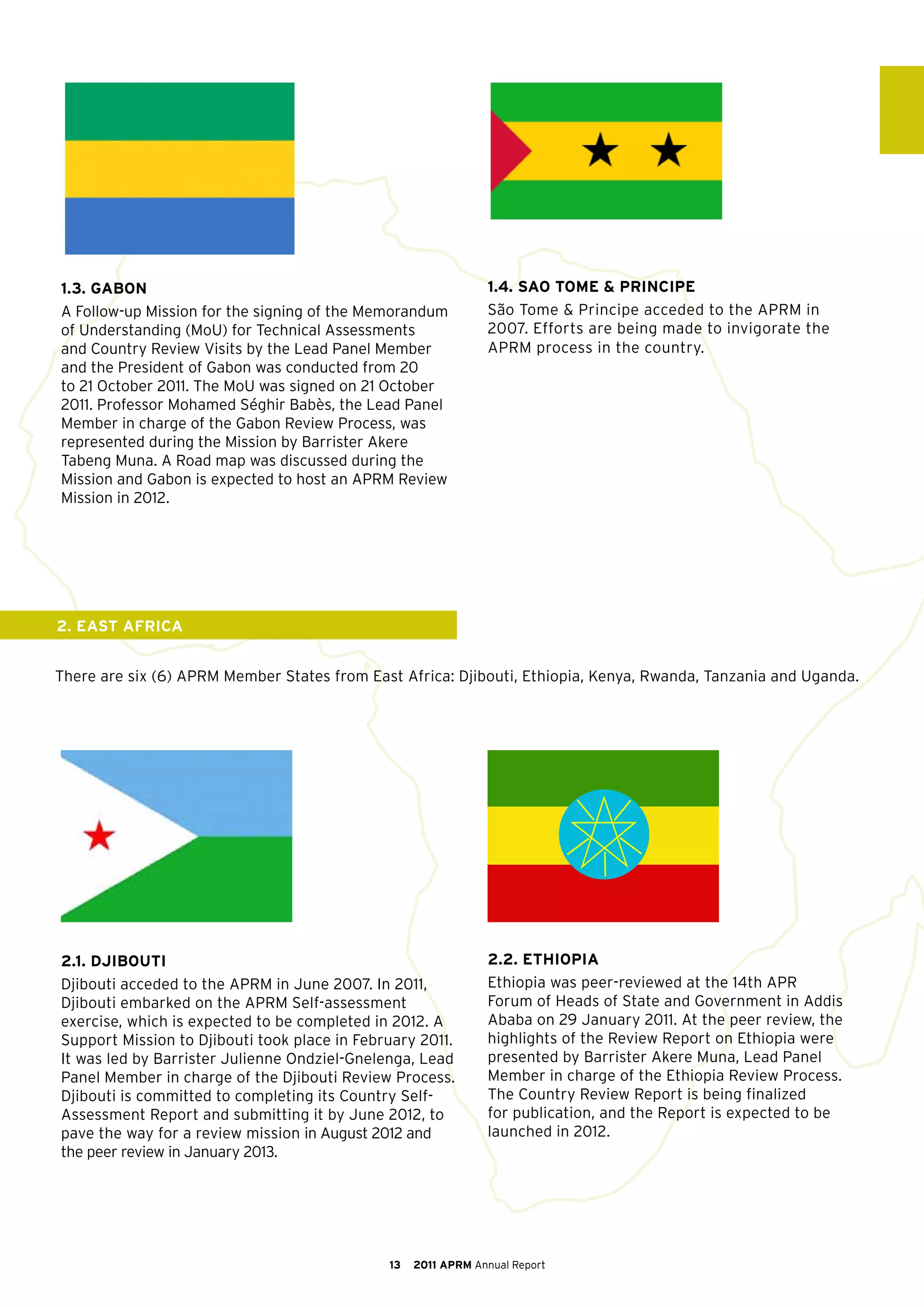 African Peer Review Mechanism (APRM) Annual Report 2011 | PDF