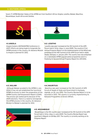 African Peer Review Mechanism (APRM) Annual Report 2011 | PDF