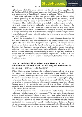 African Philosophy | PDF