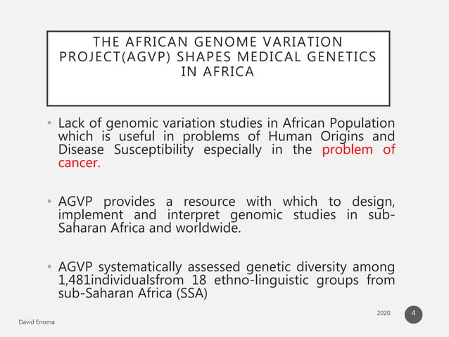 African population genetics | PPT