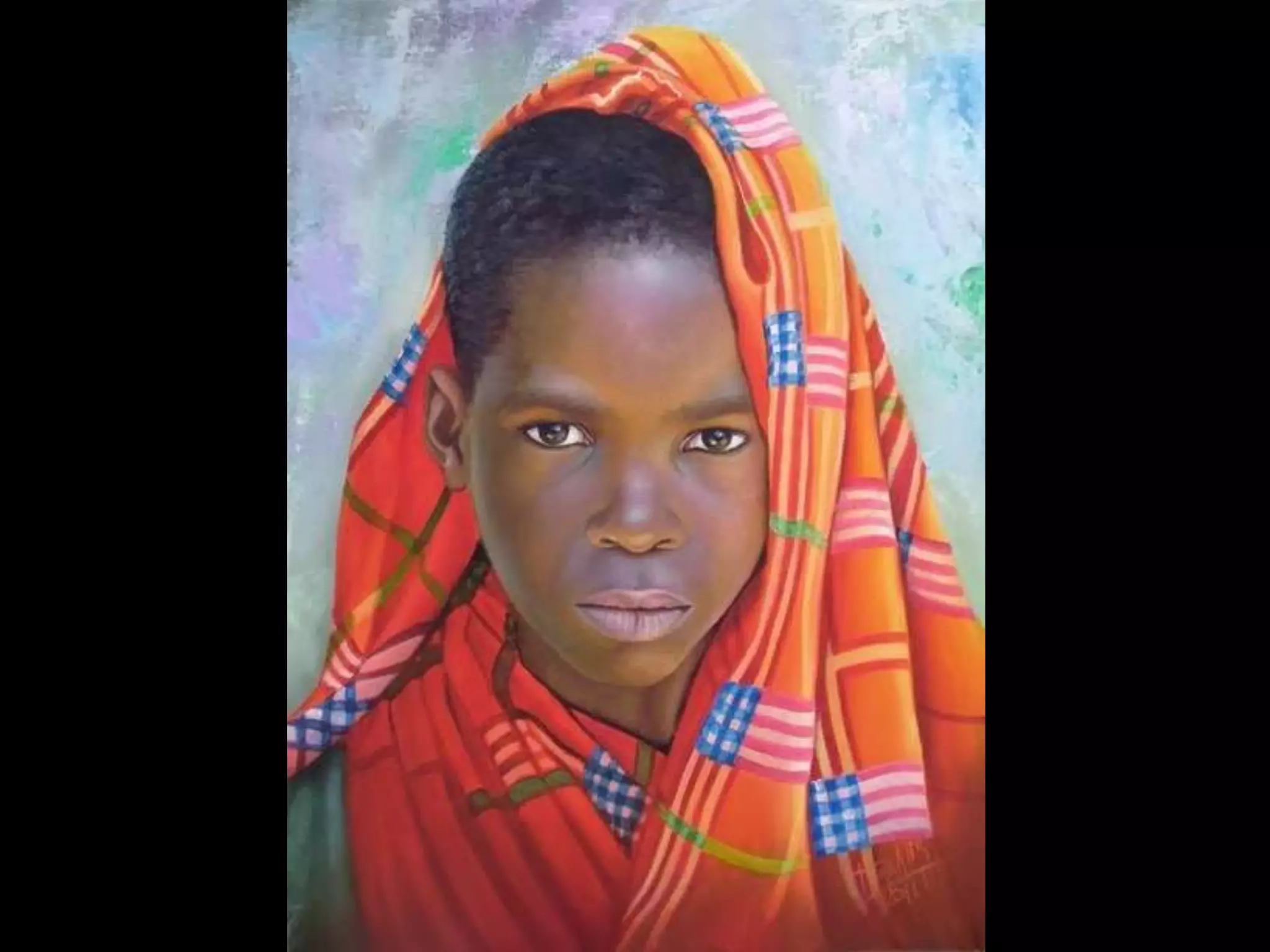 African Portraits by Colombian Painter Dora Alis | PPT