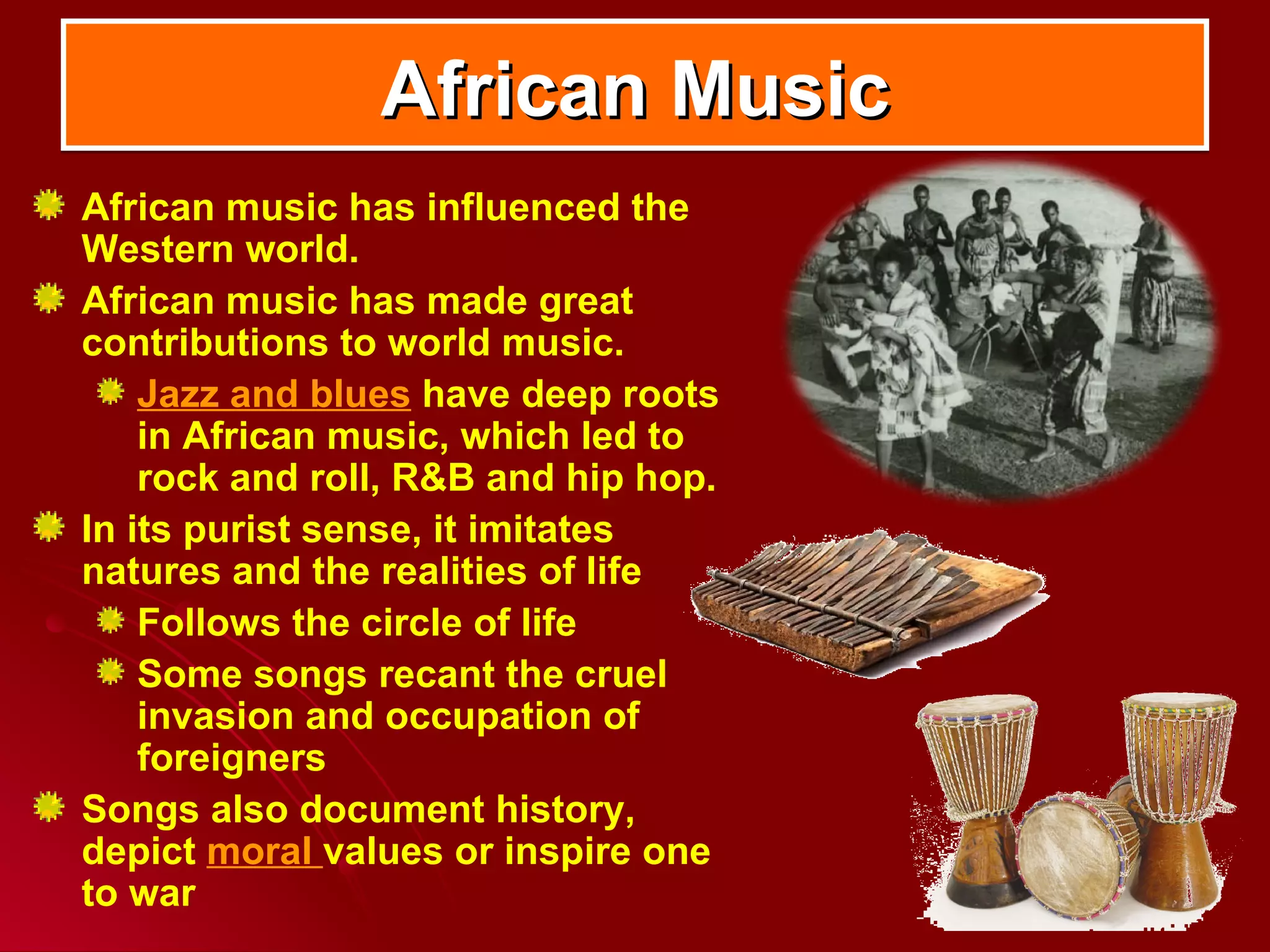 Africans and their music | PPT