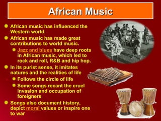Africans and their music | PPT