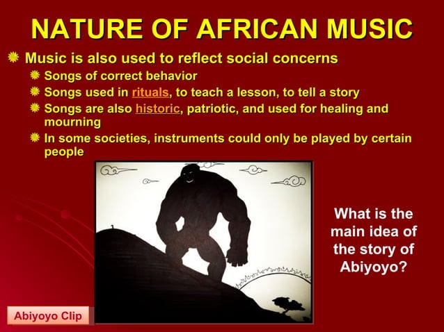 Africans and their music | PPT